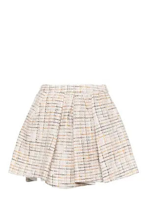 SHUSHU/TONG Tweed Mini Skirt