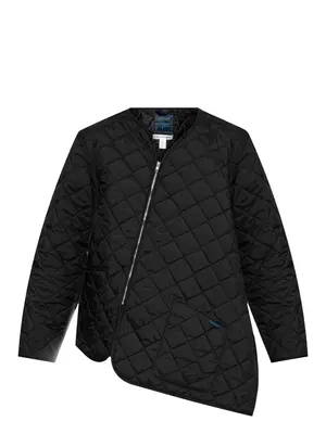 Comme Des Garçons Asymmetric Quilted Jacket - Black