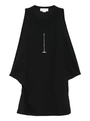 Alexander McQueen Draped Armhole T-shirt - Black