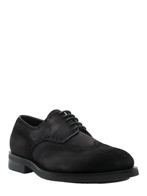 Santoni Suede Lace-up Shoes - Grey