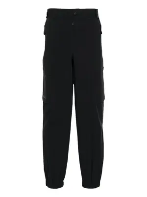 Moncler Rubberised-logo Track Pants - Blue