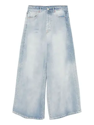 Vetements Big Shape Wide Leg Jeans - Blue