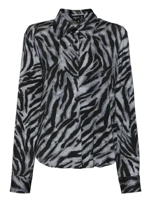 AGNÈS B. Agnès B. Zebra Print Shirt