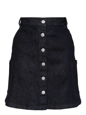 AGNÈS B. Denim Straight Skirt - Blue