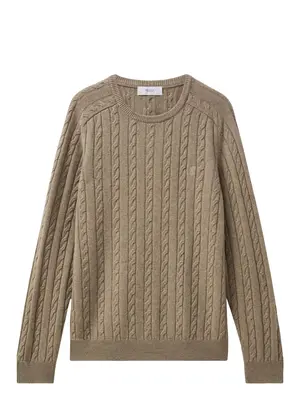 Pringle Of Scotland Cable-knit Wool Sweater - Neutrals