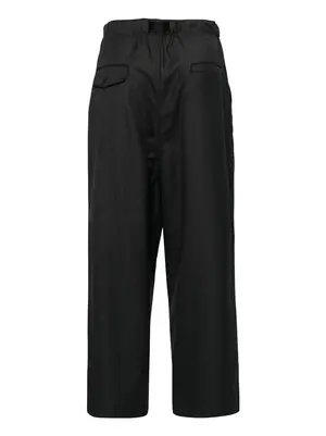 Comme Des Garçons Cinch Belt Trousers - Grey