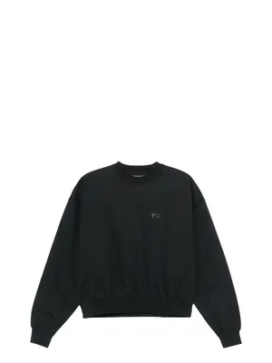 Y3 X Adidas Logo-print Sweatshirt - Black