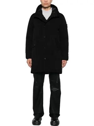 Stone Island Padded Vera Coat - Black