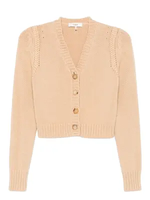 Chloé V-neck Cardigan - Neutrals