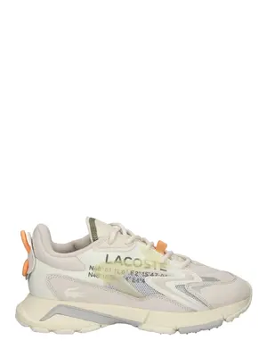 Lacoste Embossed Logo Trainers - White