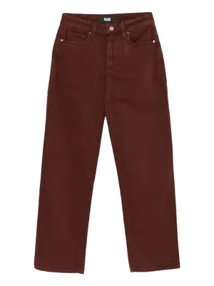 Paige Courtney Straight Leg Jeans - Brown
