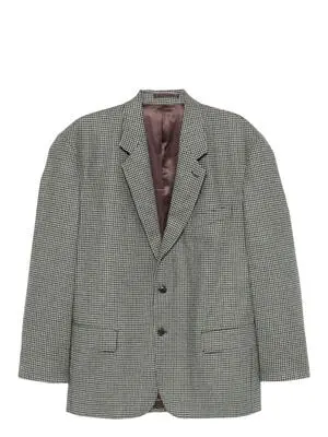 Random Identities Dogtooth Blazer - Green