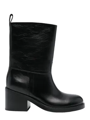 Bally 65mm Leather Boots - Black