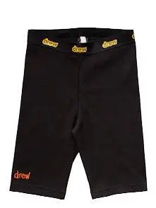 Drew House 2x2 Rib Bike Shorts - Black
