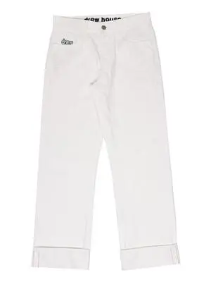 Drew House Selvedge Wide Leg Jean - White