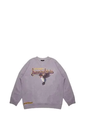 Drew House Hummingbirds Crewneck Sweatshirt - Heather Grey