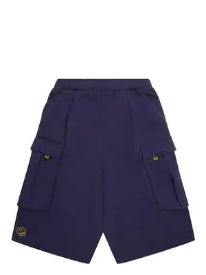 Drew House Oversized Cargo Sweatshort - Navy Blue