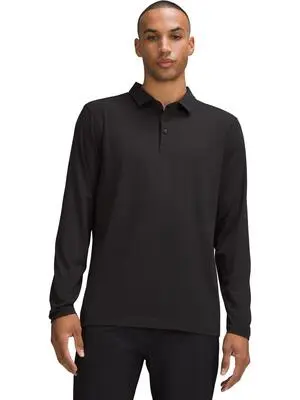 Lululemon Evolution Long-sleeve Polo Shirt - Black