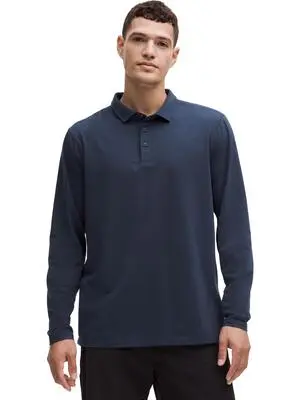Lululemon Evolution Long-sleeve Polo Shirt - Club Blue