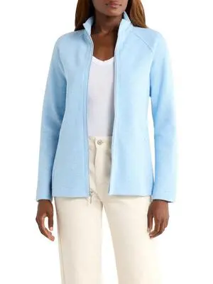 Tommy Bahama Aruba Zip Jacket - Chambray Blue Heathe