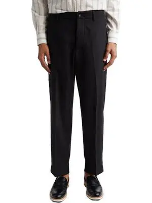 Massimo Alba Virgin Wool Trousers - Nero