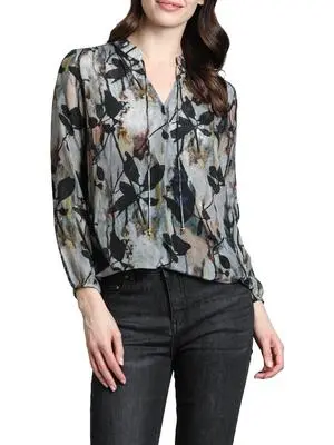 APNY APNY Printed Blouse Grey Multi
