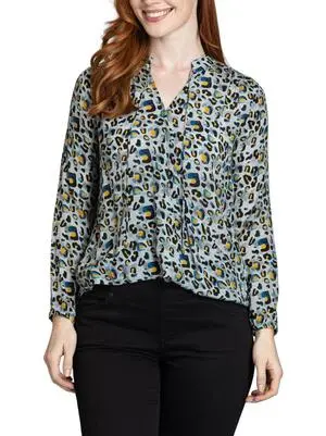 APNY APNY Printed Blouse Grey/black Multi