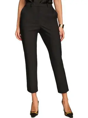 Donna Karan New York Slim Ankle Pants - Black