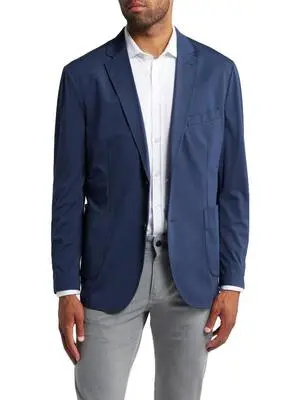 Johnston & Murphy Xc Flex® Solid Knit Sport Coat - Navy