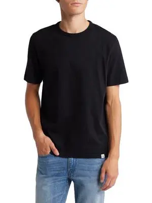 MERZ B. SCHWANEN Organic Cotton Tee - Deep Black