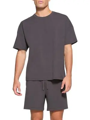 SKIMS Oversize Stretch Crewneck T-shirt Ash