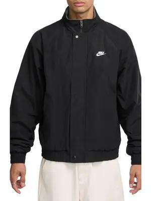 Nike Club Fleece Futura Jacket - Black/ White