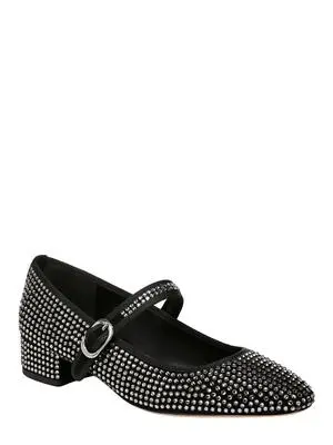 Veronica Beard Cade Mary Jane Pump - Black/black Diamond