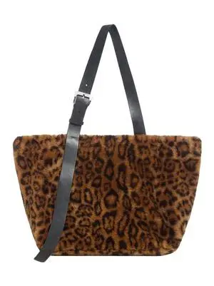 Apparis Esti Pluche™ Faux Fur Tote - Leopard