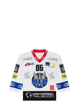 Aimé Leon Dore Team Hockey Jersey - White