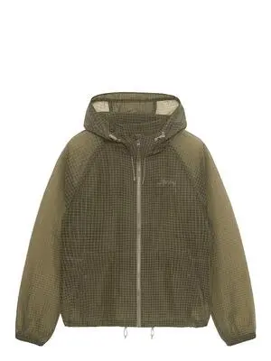 StÜssy Beach Ripstop Transparent Shell Jacket - Olive
