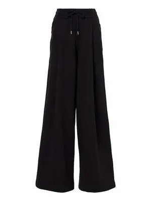 Dries Van Noten Cotton Wide-leg Pants - Black