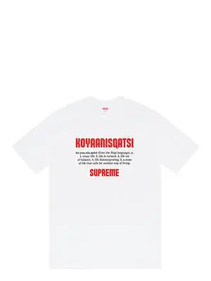 Supreme Koyaanisqatsi Tee 'white' White