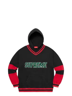 Supreme Hockey Hooded Sweatshirt - Black