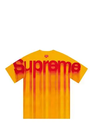 Supreme Bleed Logo Short-sleeve Top 'yellow' Yellow