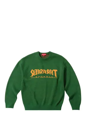 Supreme X Thrasher Sweater - Green