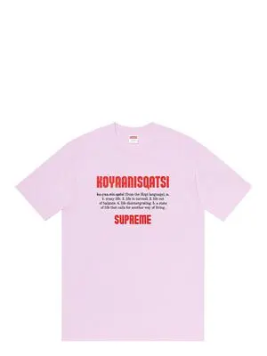 Supreme Koyaanisqatsi Tee 'light Purple' Purple