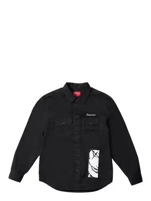 Supreme X The Crow Work Shirt - Black