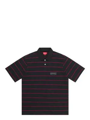 Supreme X Thrasher Stripe Polo - Black