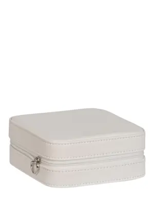 MELE & CO Dana Faux Leather Jewelry Box - Ivory