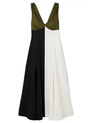 LA LIGNE Christine Color-block Midi Dress - Multi