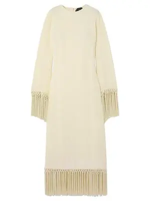 TALLER MARMO Claudia Venti Cady Midi Dress - Neutrals