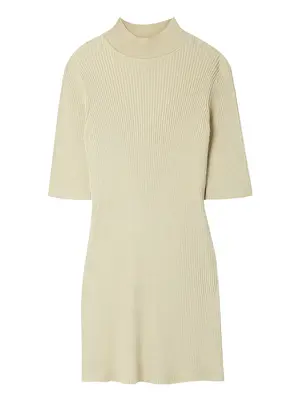 THE ROW Cassiopea Ribbed Top - Neutrals