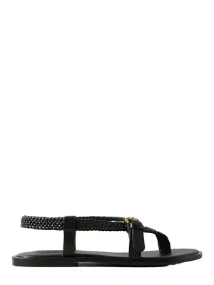 See By Chloé Nola Woven Sandals - Black