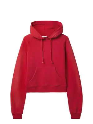 THE ROW Timmi Cotton-blend Jersey Hoodie - Red